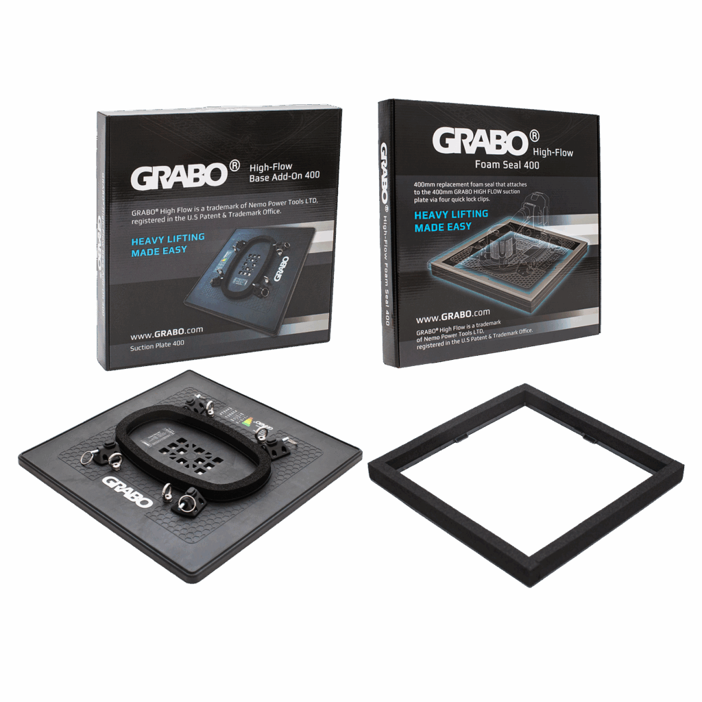 GRABO HIGH FLOW SUCTION PLATE 400 + FOAM SEAL 400 - GRABO Factory Shop